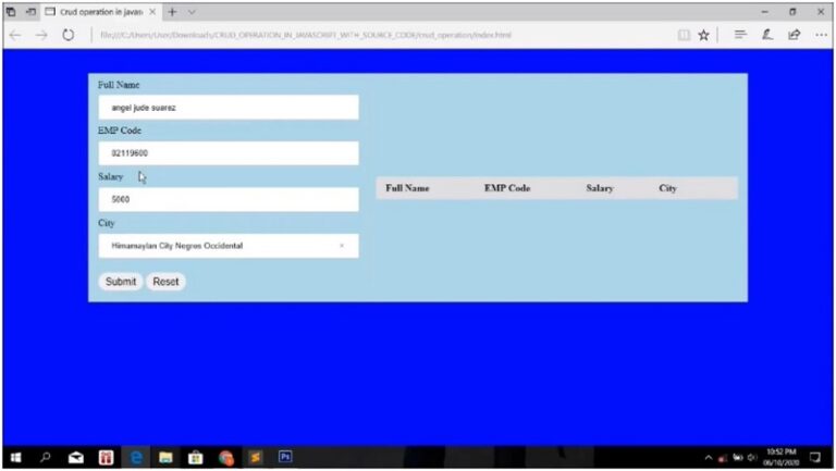 Download CRUD Operations Source Code In JavaScript - otw.cam