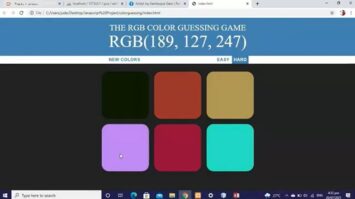 Download Guess the Color Game Source Code in JavaScript - otw.cam