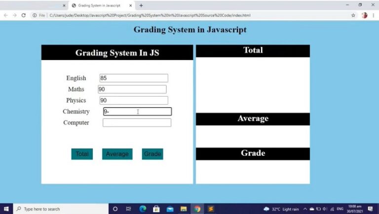Download Grading System Source Code In Javascript - otw.cam