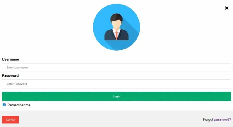 Login Page Source Code in JavaScript - otw.cam
