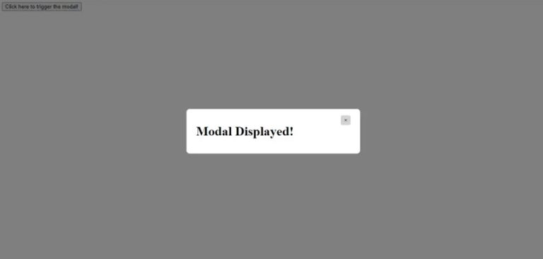 Modal Popup Source Code In JavaScript - otw.cam